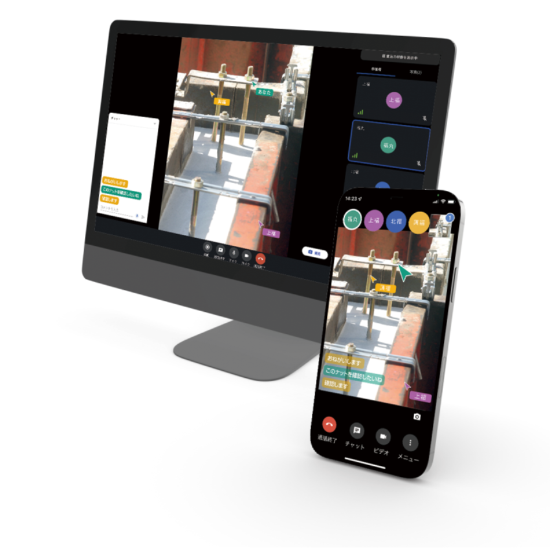 遠隔臨場対応のビデオ通話｜SynQ Remote（シンクリモート）